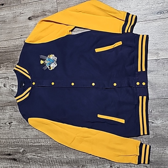 Marvel | Jackets & Coats | Marvel Varsity Wolverine Xmen Snap Button ...